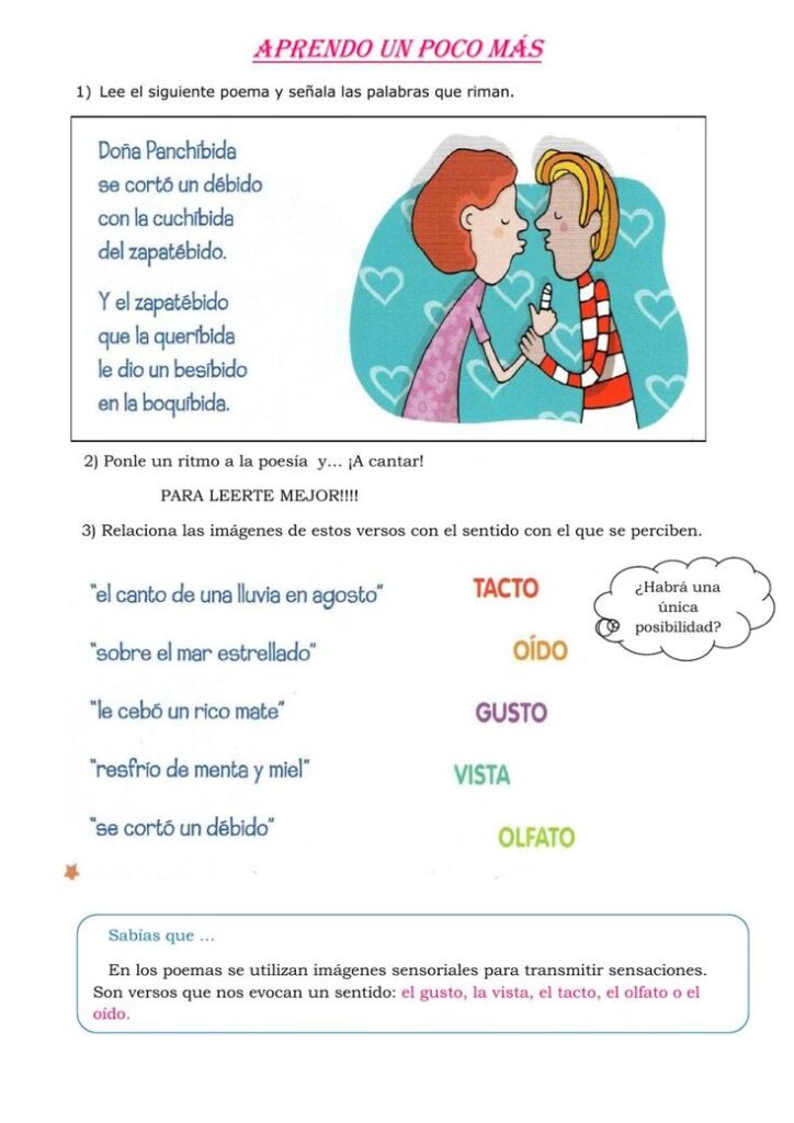 Descubriendo Poemas: Para Niños de 3er Grado | Metaforas